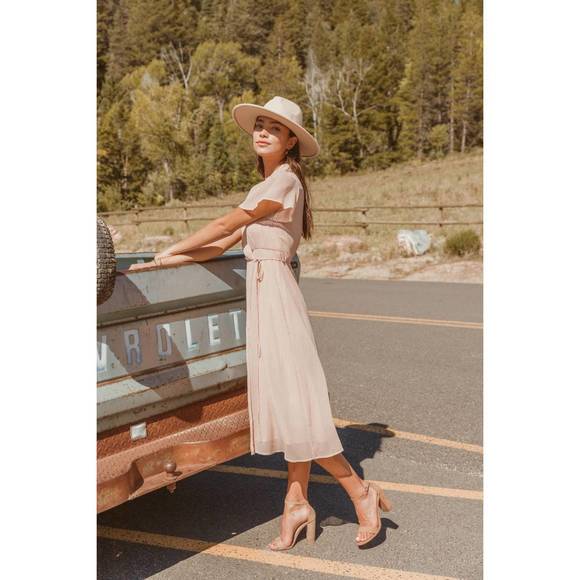 Mod Ref | Dresses | New Mod Ref Gingham Midi Dress In Rust | Poshmark